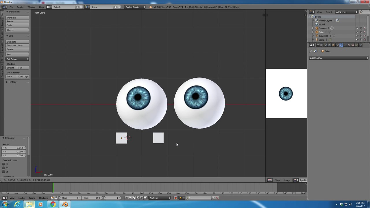 UV Warp Modifier on a 3D mesh example. - YouTube