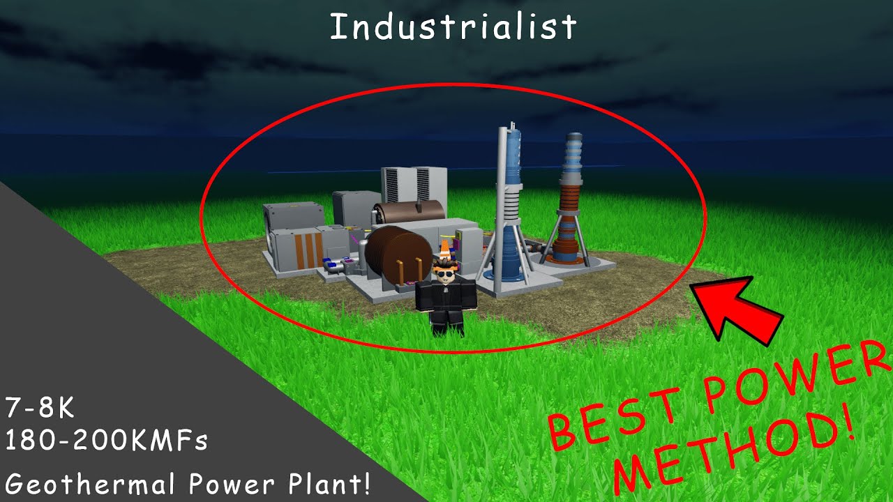 (CHEAP! 200kmf/s Infinite Power) Geothermal Power Plant | Industralist ...
