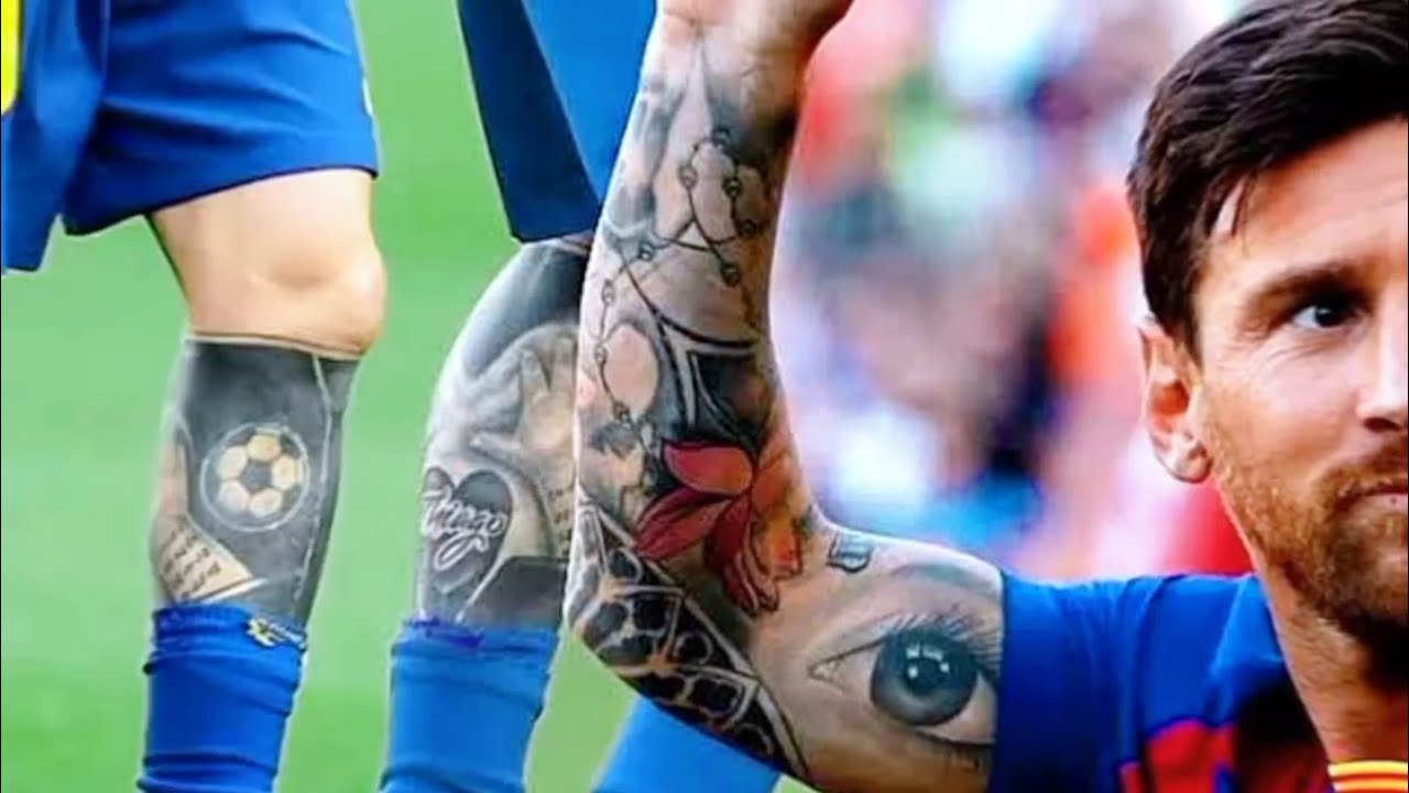 Famous Football Players Tattoos Throughout Their Career😍😍 - YouTube
