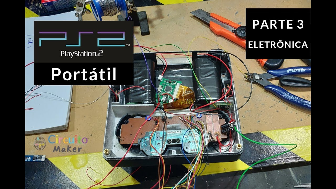 PLAYSTATION 2 PORTÁTIL - PARTE 3 ELETRÔNICA - YouTube