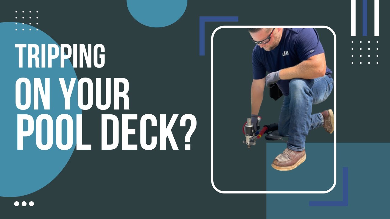 Lifting Concrete on Pool Decks - YouTube