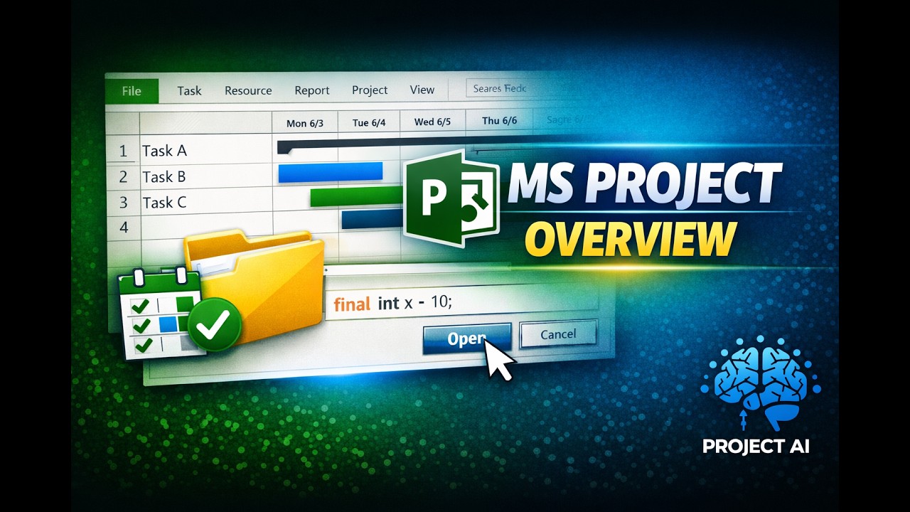 MICROSOFT PROJECT 2013 OVERVIEW - YouTube
