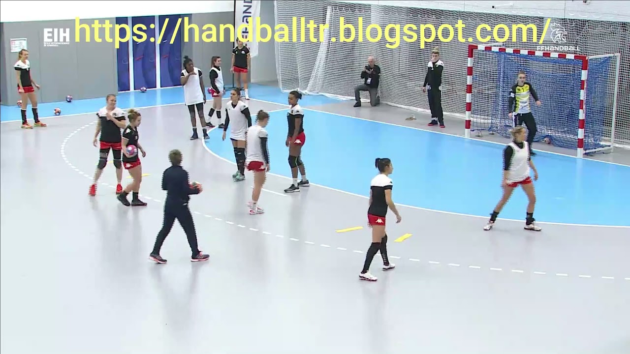 Handball training - Offensive excess - Towards 7 against 6 part 2 - YouTube