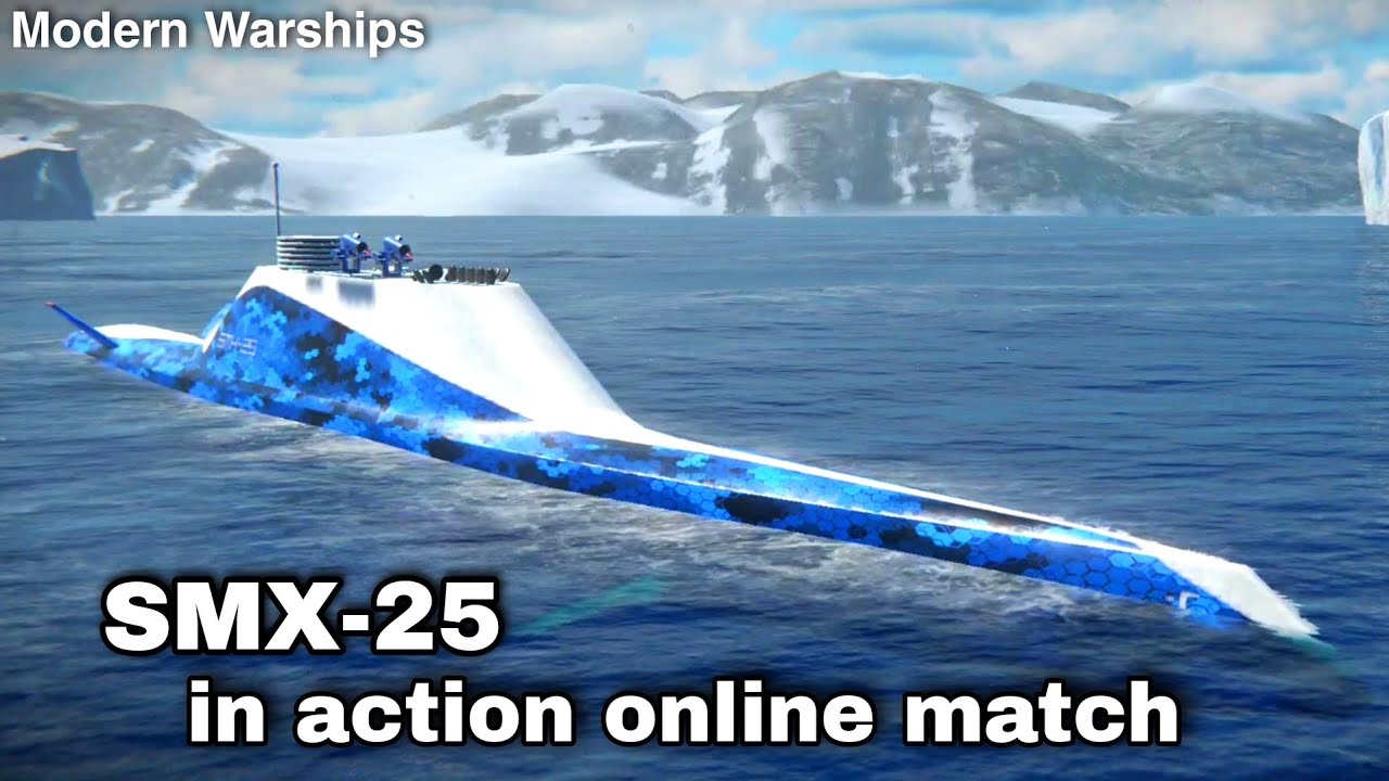 Modern Warships: SMX-25 in action. online match - YouTube