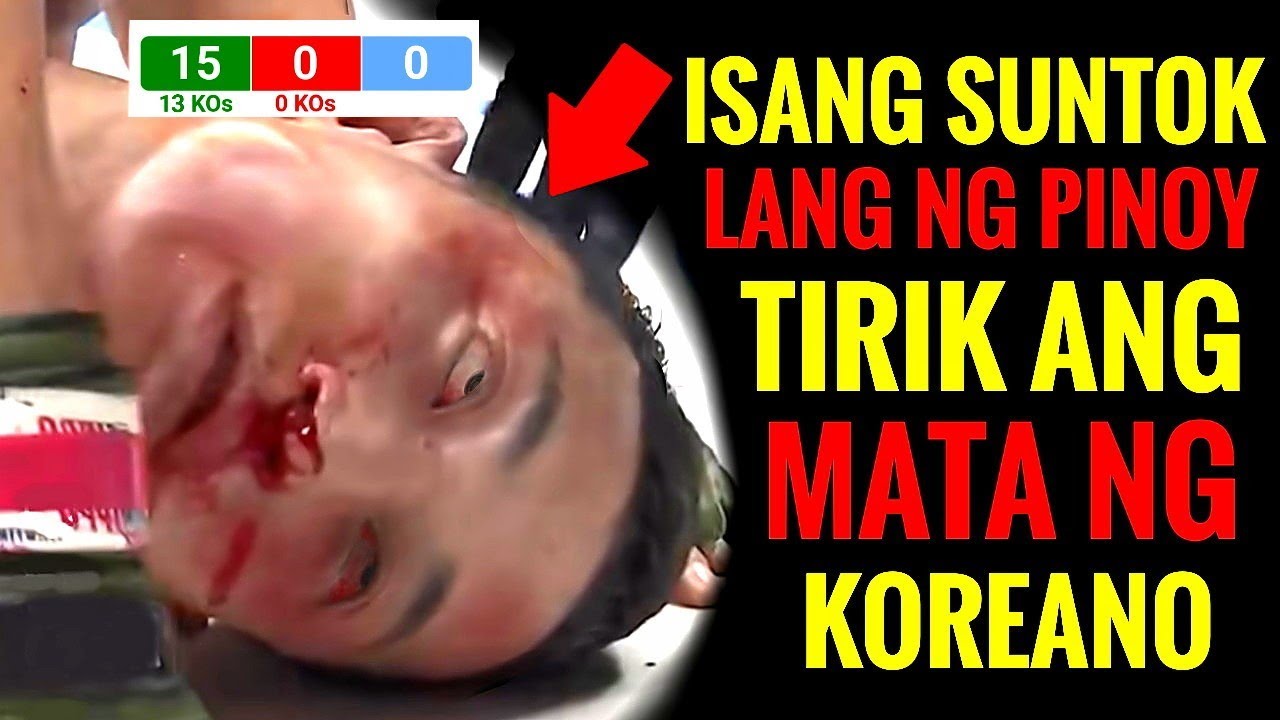 SABOG ANG NGUSO TIRIK ANG MATA pinakamalakas na champion daw ng KOREA ...