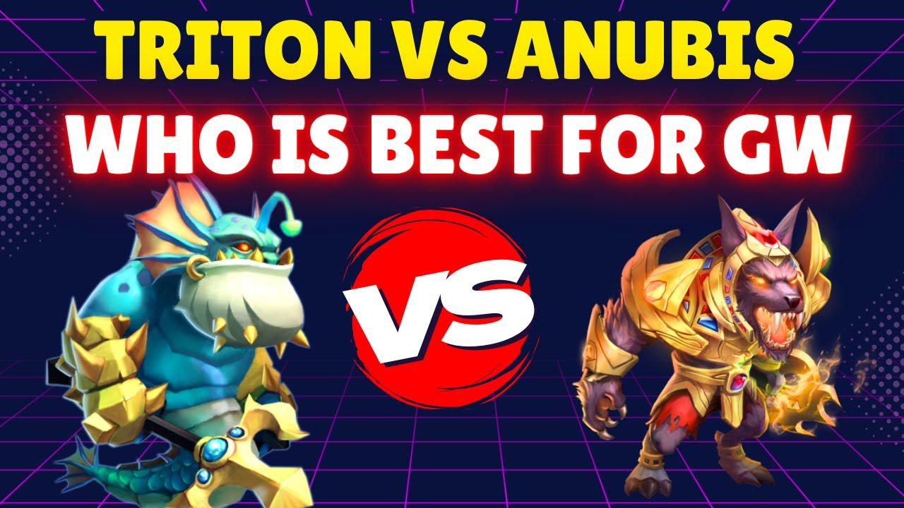 TRITON VS ANUBIS🔥WHO IS BEST FOR GW🔥CASTLE CLASH - YouTube