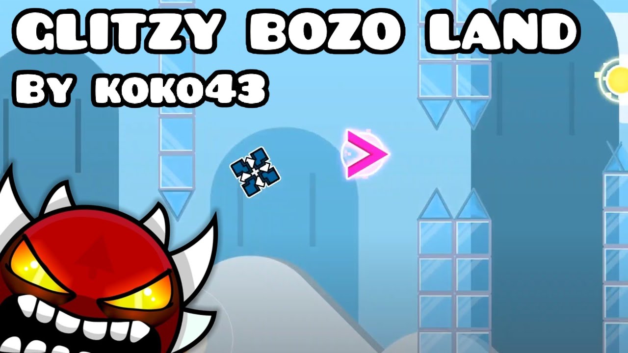[Showcase] "GLITZY BOZO LAND" - koko43 | Geometry Dash 2.11 - YouTube