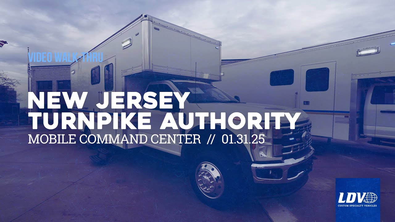 New Jersey Turnpike Authority Mobile Command Center - 1/31/25 - YouTube