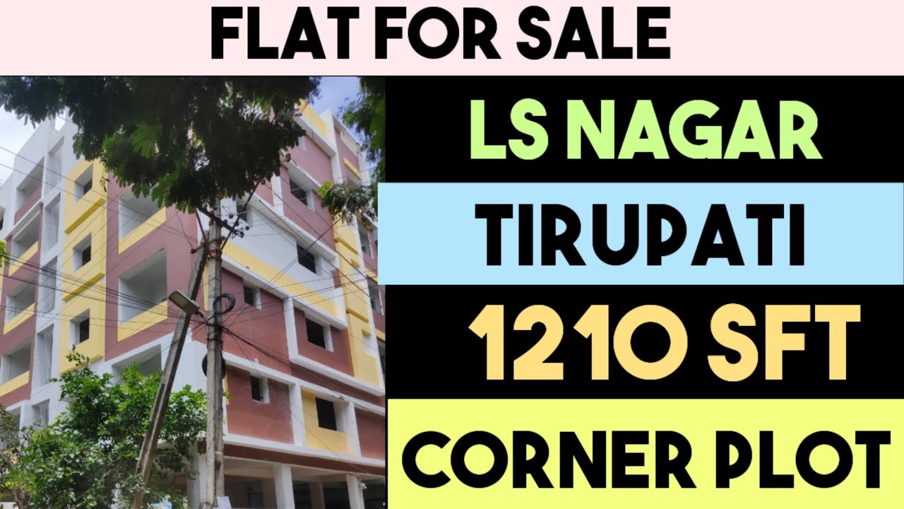 FLAT FOR SALE IN TIRUPATI | APARTMENT FOR SALE IN TIRUPATI| LS NAGAR ...