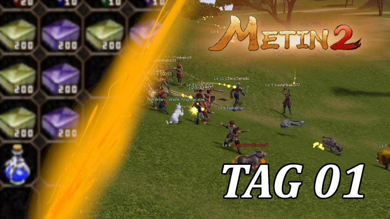 Metin2 Flash Serverstart Tag 1 Sd3 EQ & Grotten 2 EQ fertig drehen ...