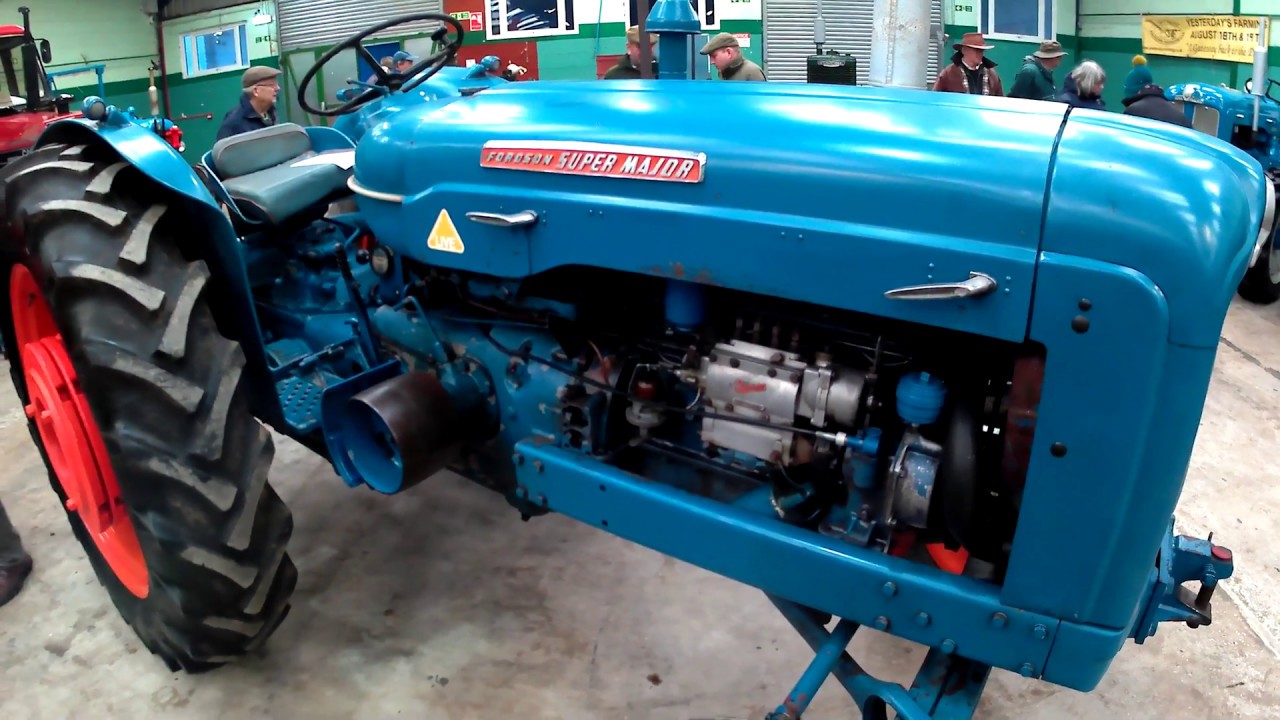 1961 Fordson Super Major 3.6 Litre 4-Cyl Diesel Tractor (54HP) - YouTube