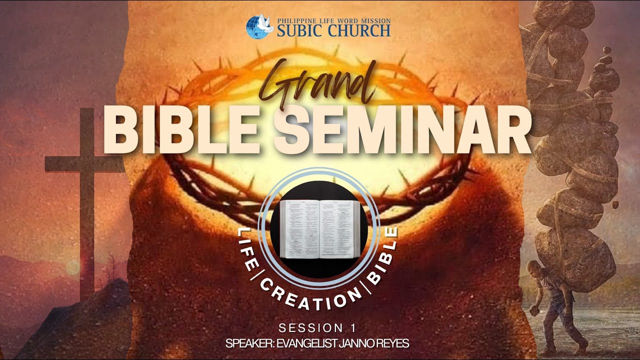 Grand Bible Seminar Session 1 - Evangelist Janno Reyes - YouTube