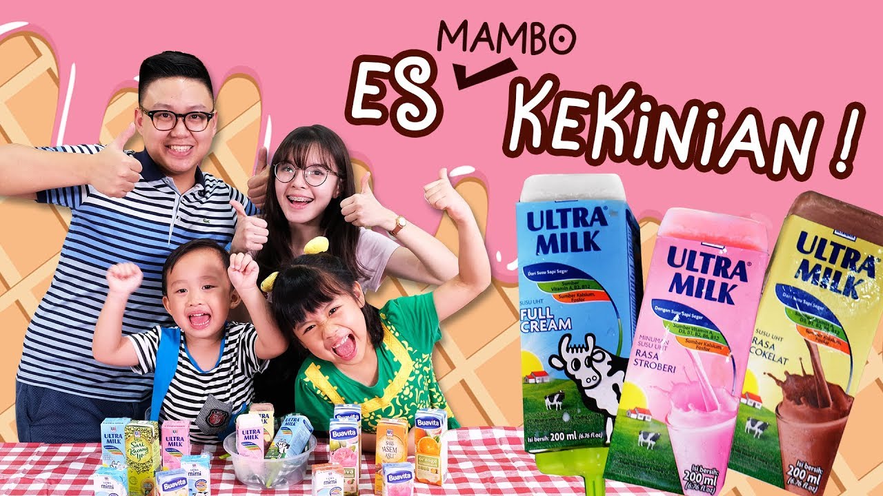 ES MAMBO KEKINIAN (feat. KEN&GRAT) // membuat es mambo dari susu ultra ...