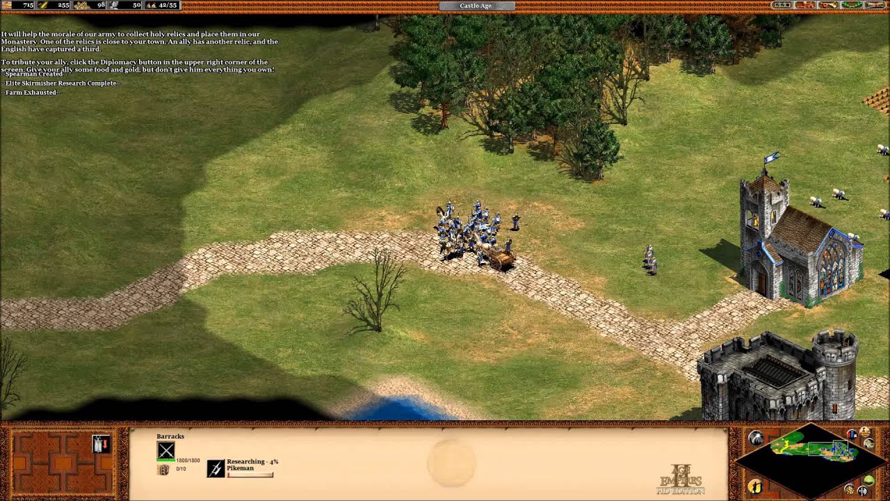 Let's Play - Age of Empires II - Episode 3 - Capturin' Relics! - YouTube