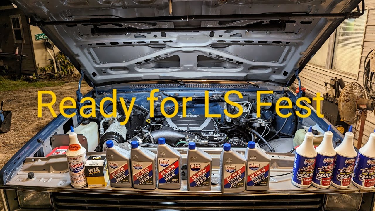 Square body engine and differential oil change. - YouTube