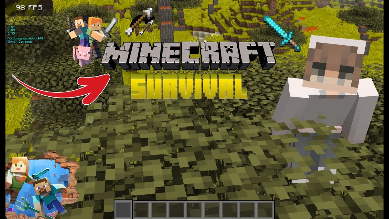 survival minecraft 1 - YouTube