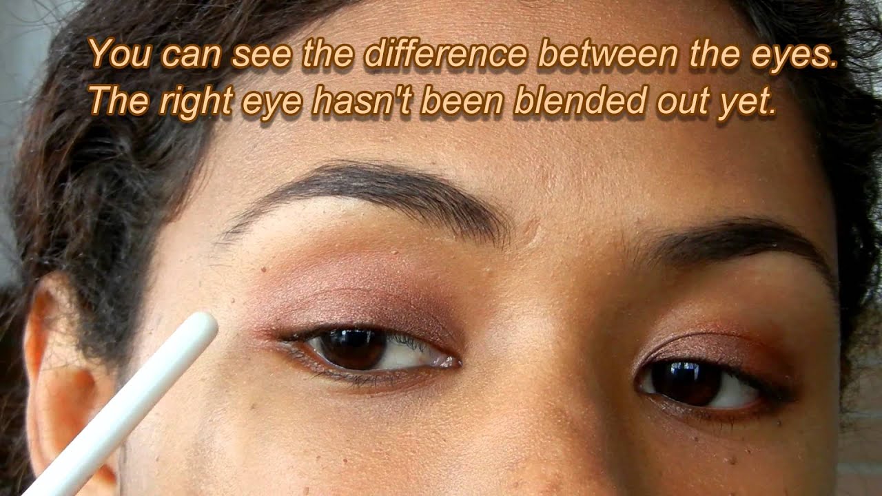 Basic Brown Eye Shadow Tutorial - YouTube