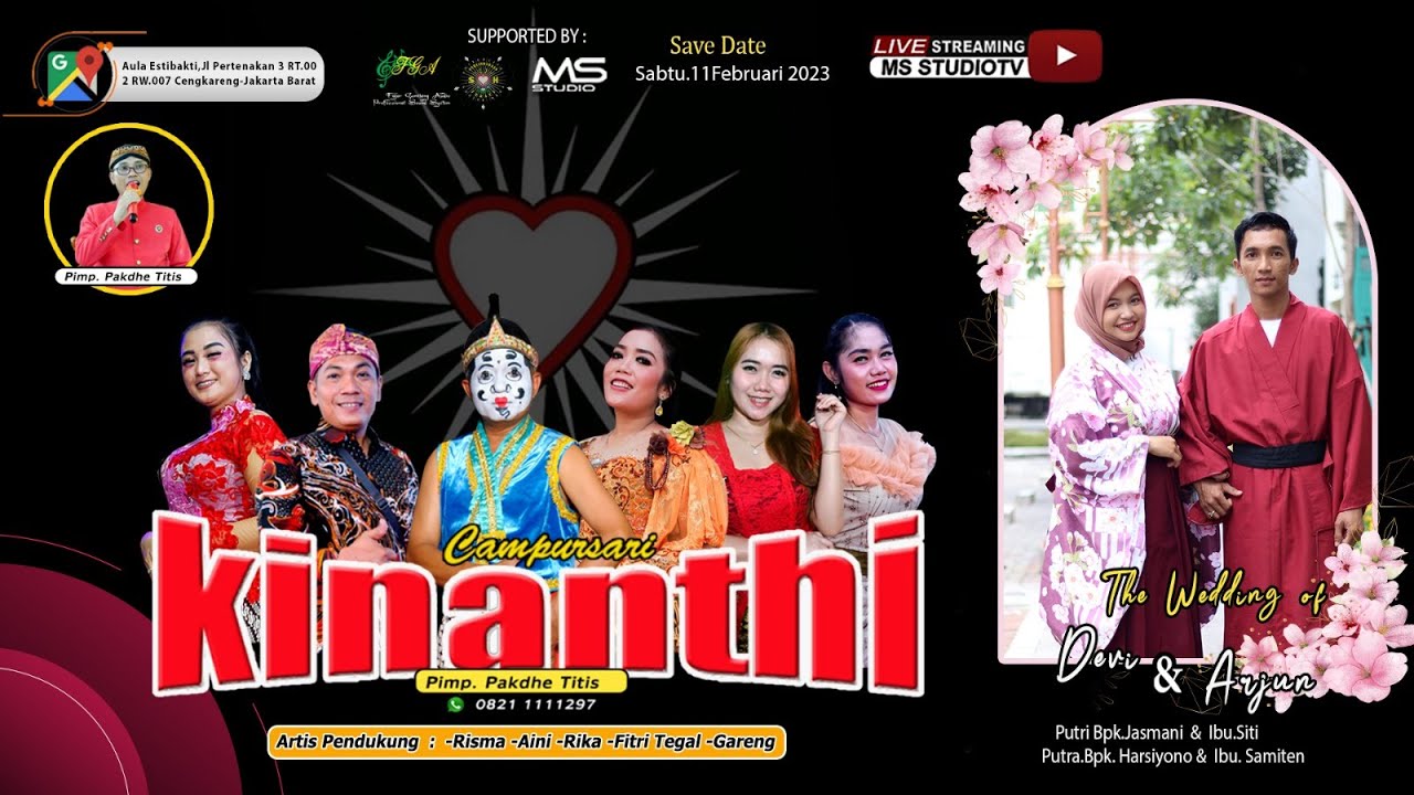 🔴 LIVE CAMPURSARI KINANTHI | PERNIKAHAN DEVI & ARJUN | JAKARTA BARAT ...