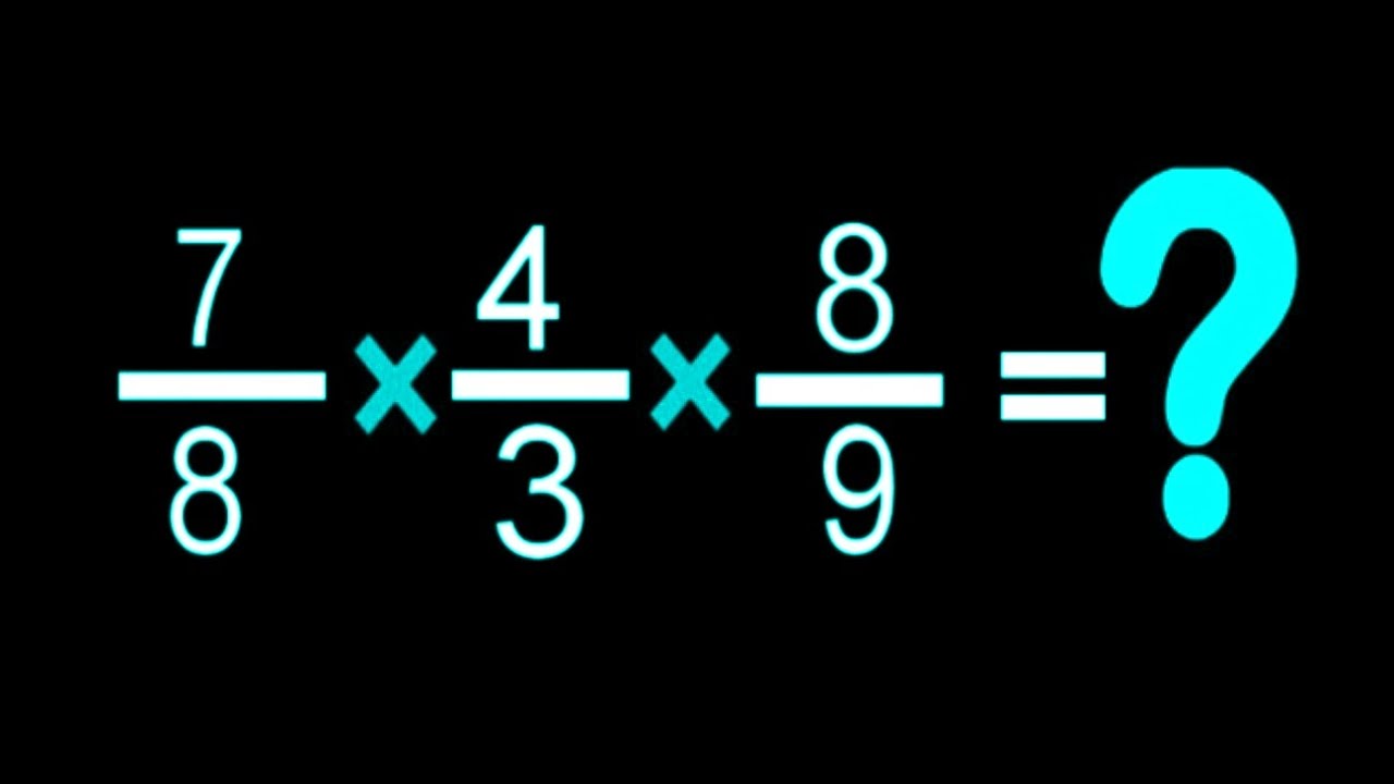 MATHEMATICS: SIMPLE METHOD FOR MULTIPLYING FRACTIONS | CLASS 3 - YouTube