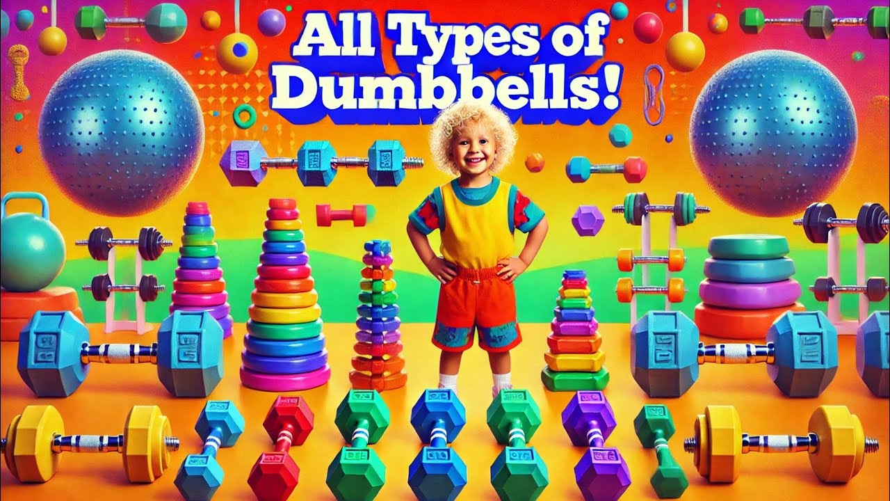 All Types of Dumbbells Explained by a Kid | Fun Workout Guide - YouTube