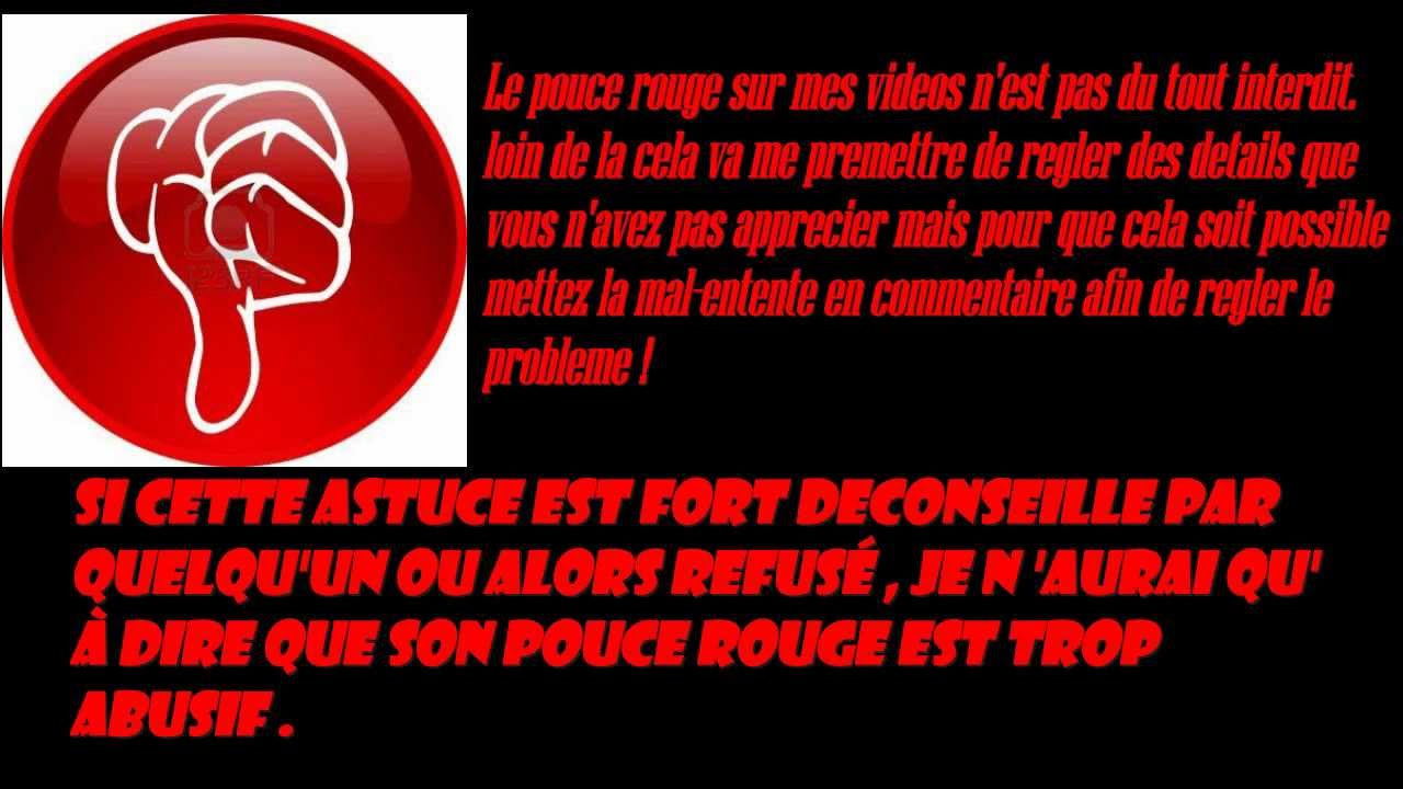 Comment bien mettre des pouces rouge ? TUTO DEBUTANT :) - YouTube