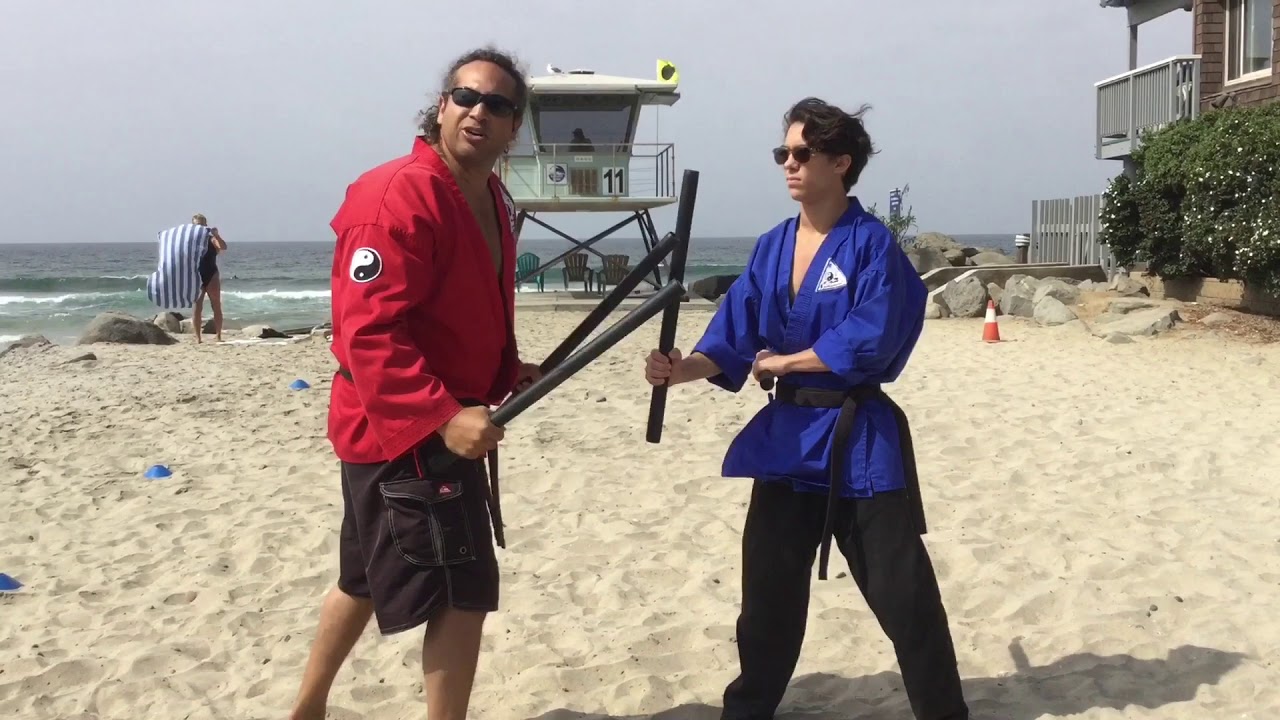 Six Hands Kenpo Stick Fighting - YouTube