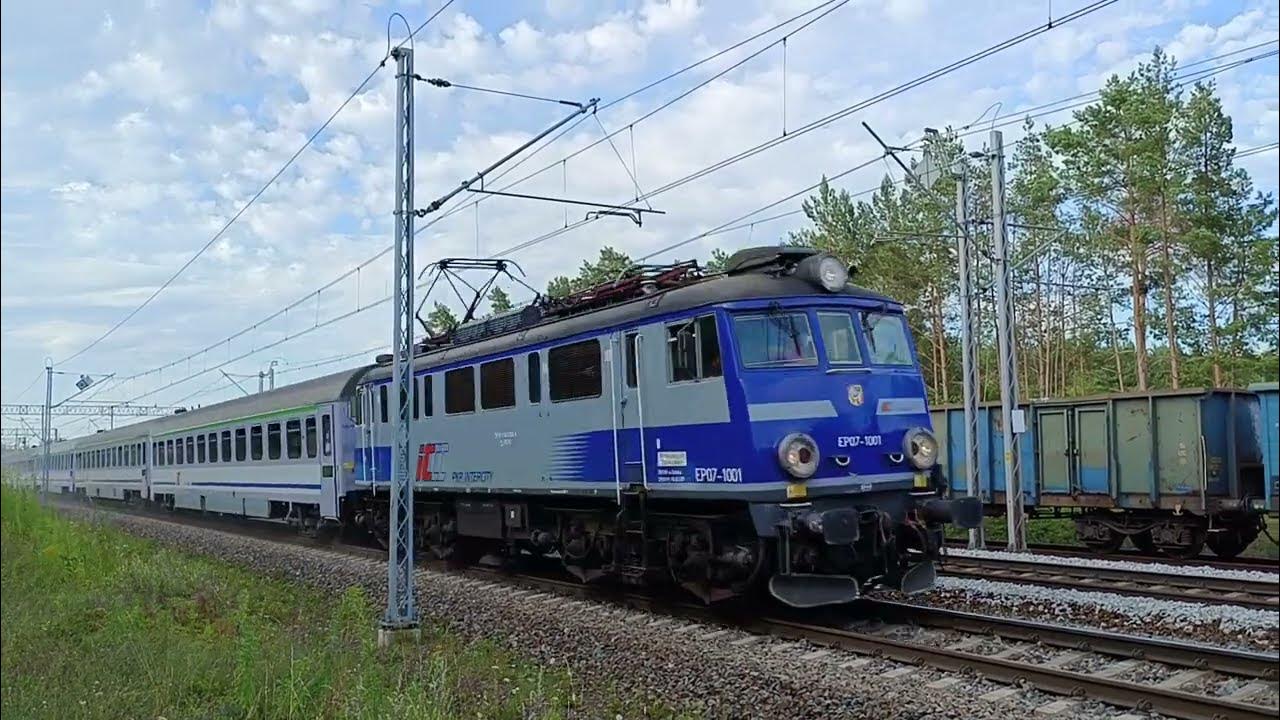 EP07-1001+IC PRZEMYŚLANIN do stacji Przemyśl Gł PKP INTERCITY - YouTube