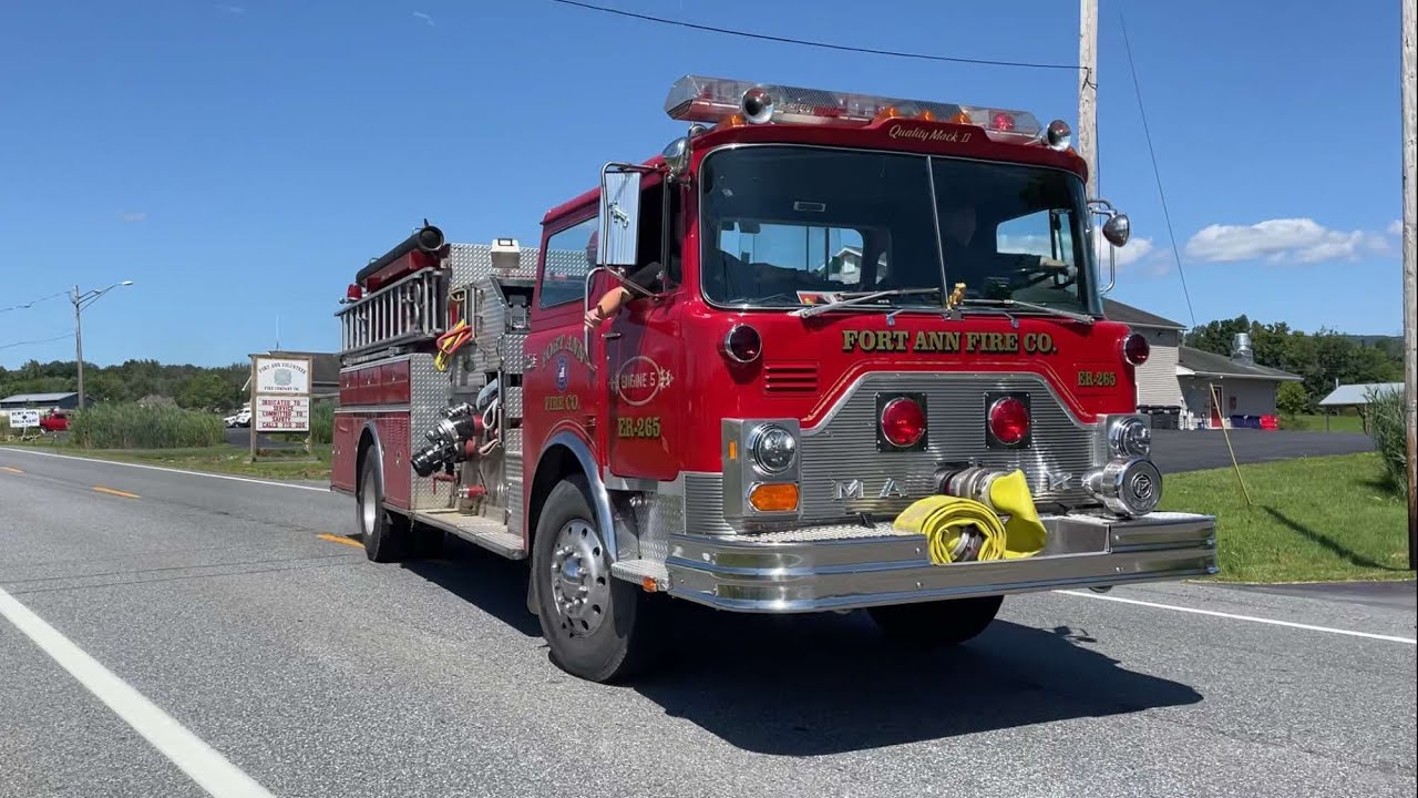 Fort Ann Fire Engine Rescue 265 Responding - YouTube