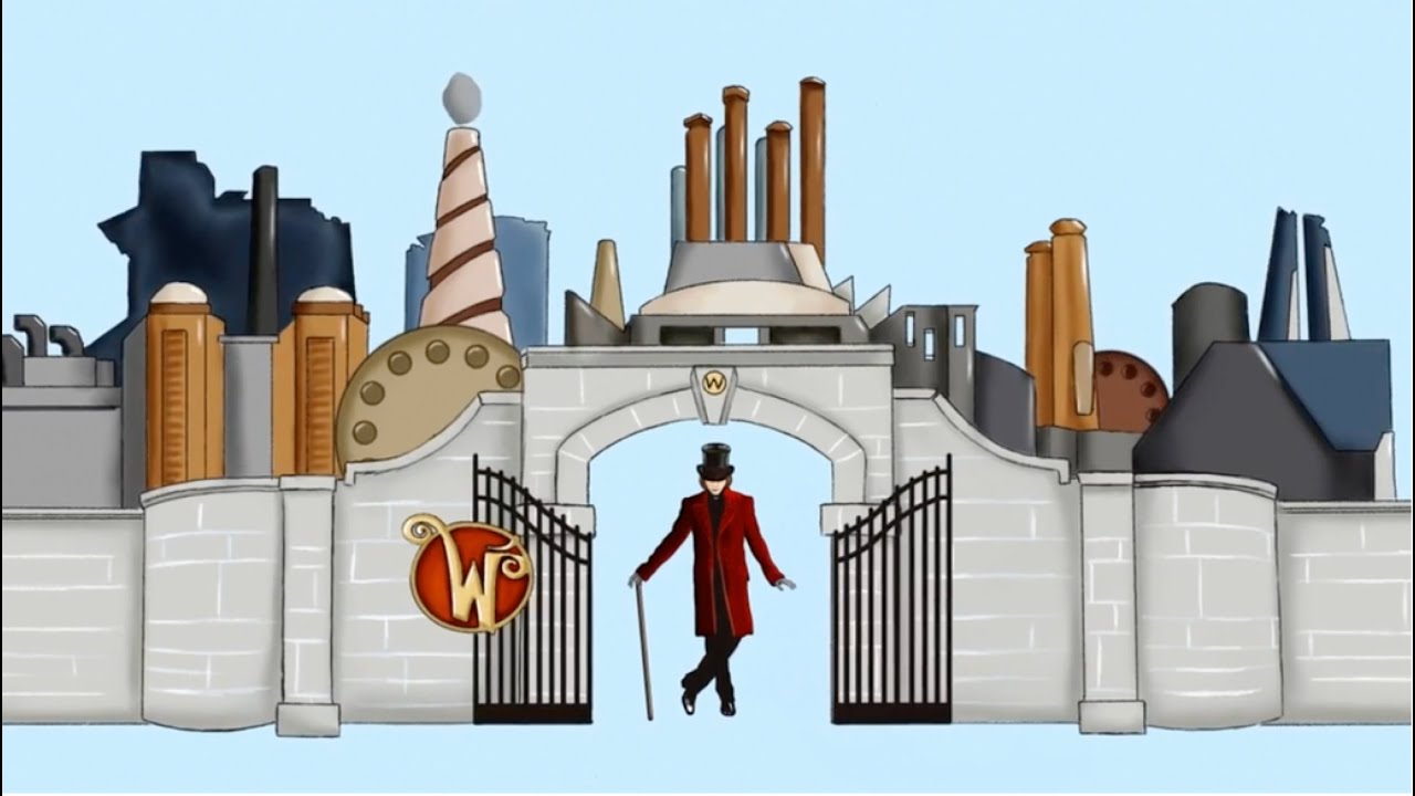 Title Animation: Charlie and the Chocolate Factory - YouTube