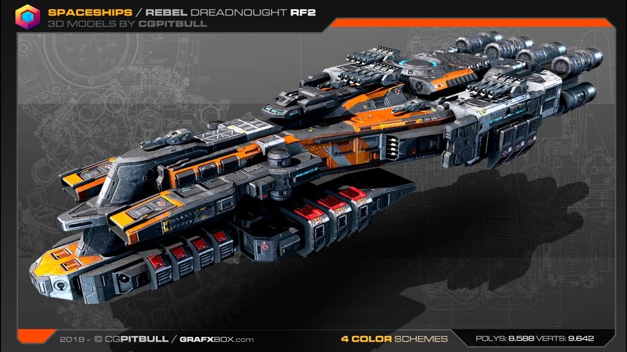 Spaceships / REBEL Dreadnought RF2 - YouTube
