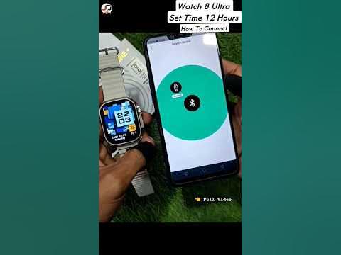 Watch 8 Ultra Time setting | Watch 8 ultra how to connect #shorts #moye ...