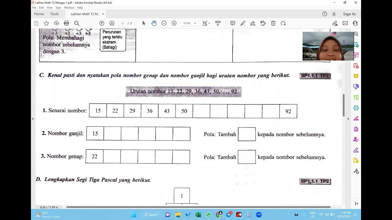 Pola Nombor dan Jujukan (Tingkatan 2) - YouTube