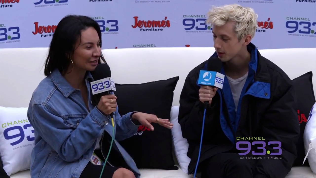 Troye Sivan backstage interview with Letty B at Channel 933's Summer ...