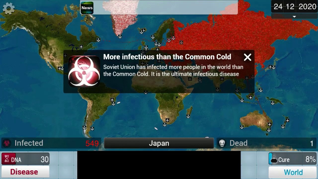 Plague Inc Gameplay (SPREADING THE SOVIET VIRUS!) - YouTube