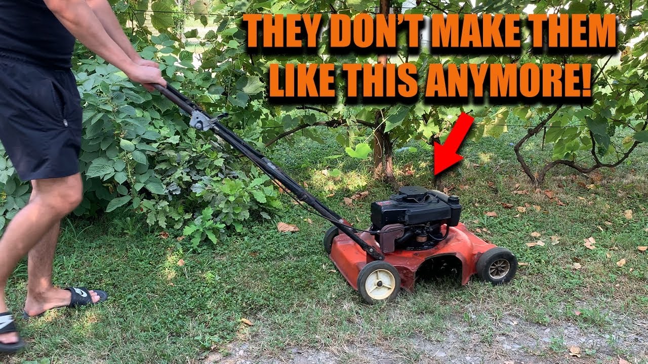 THIS 33 YEARS OLD LAWN MOWER IS IMMORTAL - TECUMSEH BVS 143 (FIAT 4 ...