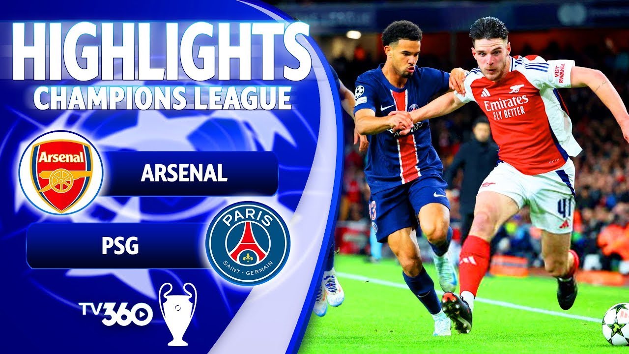 ARSENAL VS PSG HIGHLIGHTS & ALL GOALS 2025 | UEFA CHAMPIONS LEAGUE 24/ ...
