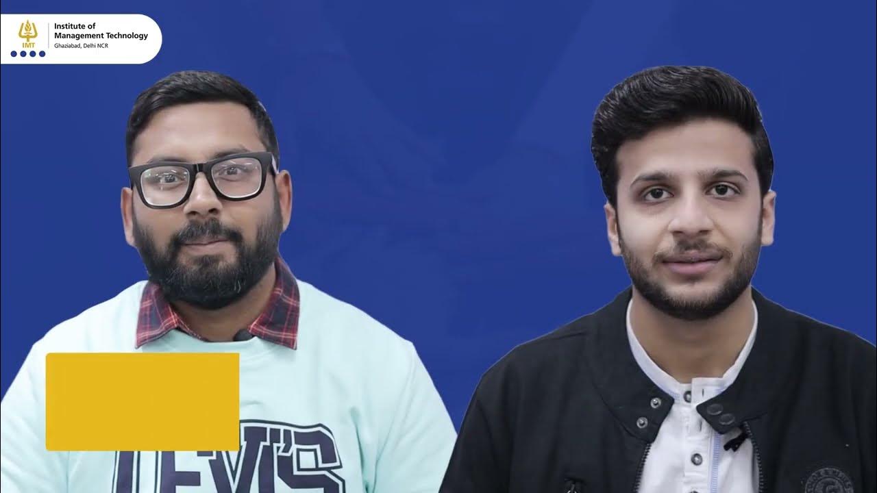 Kartik Agarwal & Abhishek Kumar, PGDM (FM) Batch 2021-23 students sharing their Placement ...