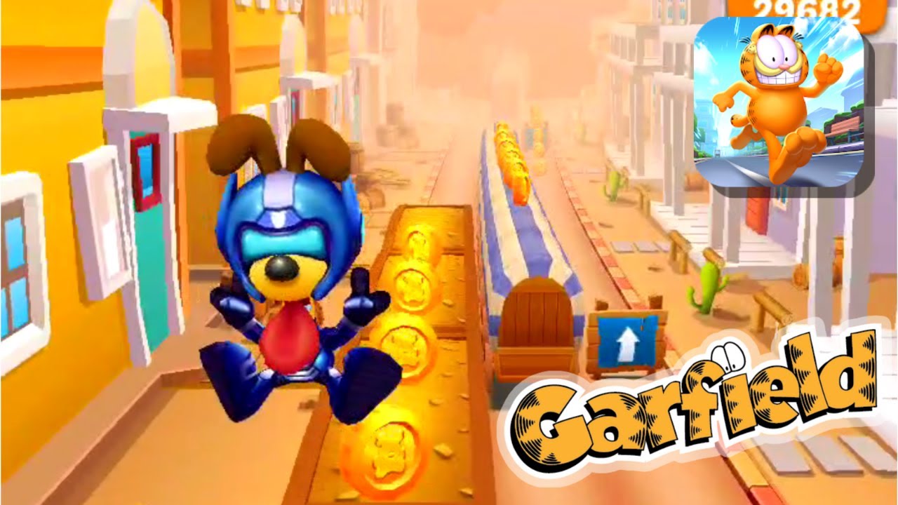 Garfield Rush 🐈 Play w/ Garfield, Odie or Nermal! Endless running Game ...