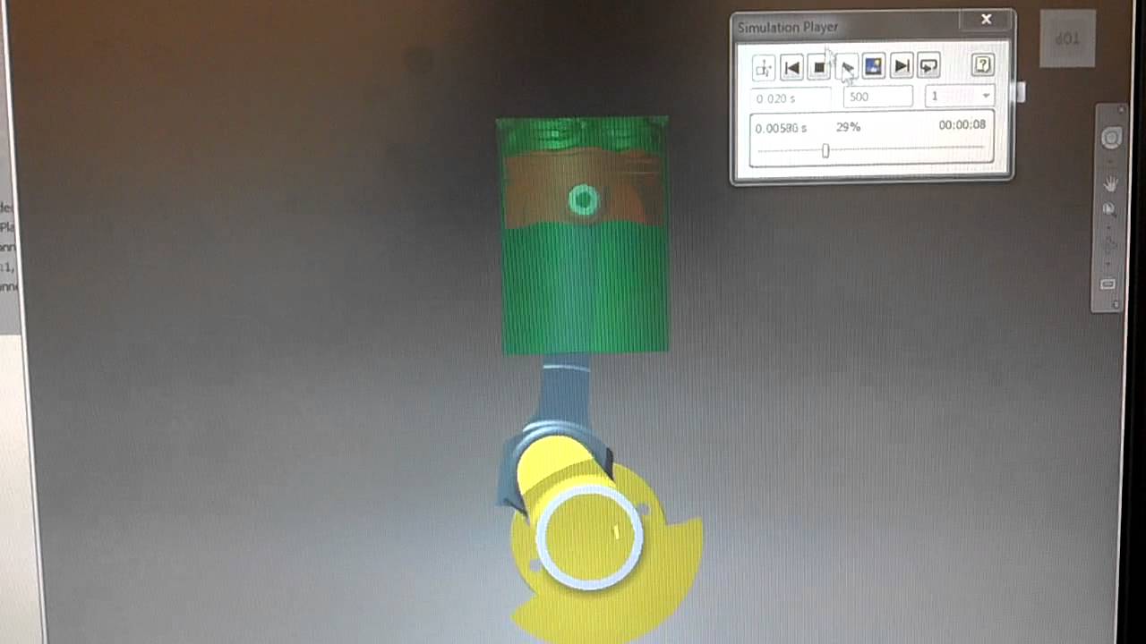 Piston Dynamic simulation - YouTube