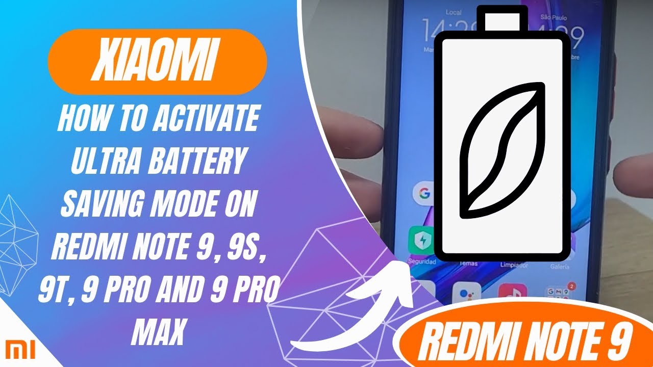 How to activate ultra battery saving mode on Redmi Note 9, 9S, 9T, 9 ...