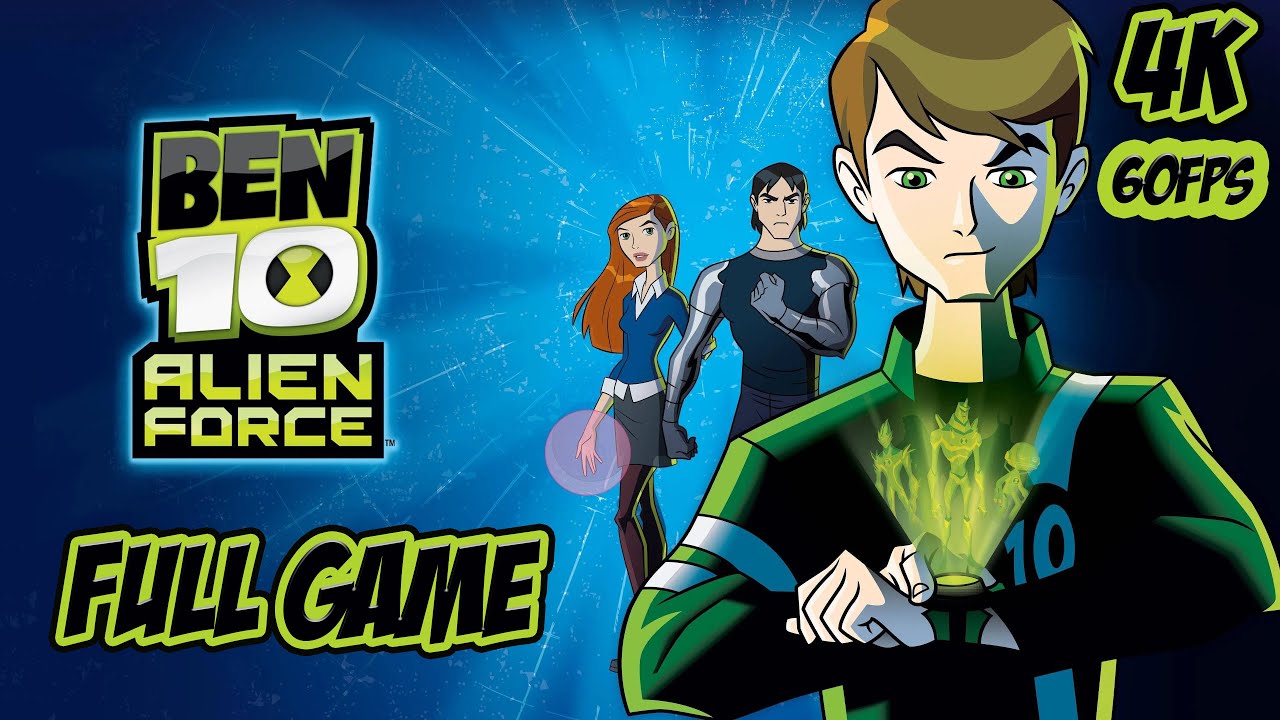Ben 10: Alien Force (PS2) Full Gameplay Walkthrough 4K UHD Longplay ...