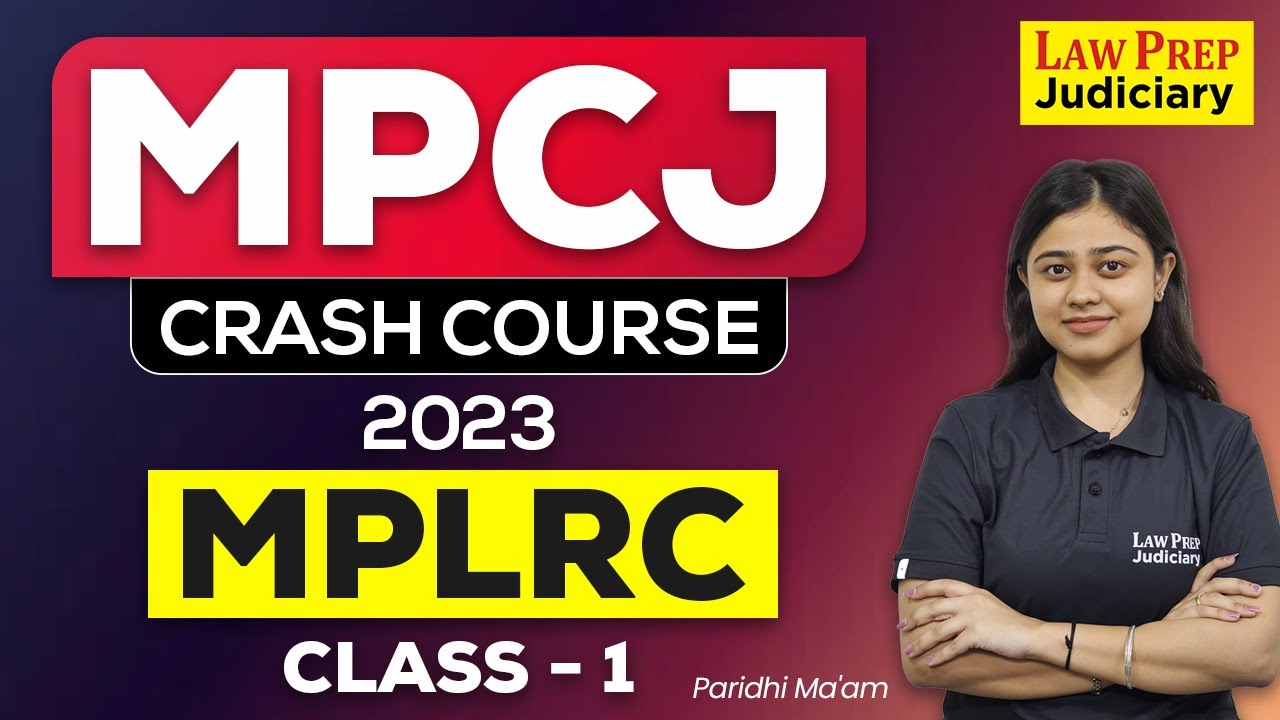 MPCJ 2023 CRASH COURSE: MP Land Revenue Code Classes for MPCJ 2023 Exam ...