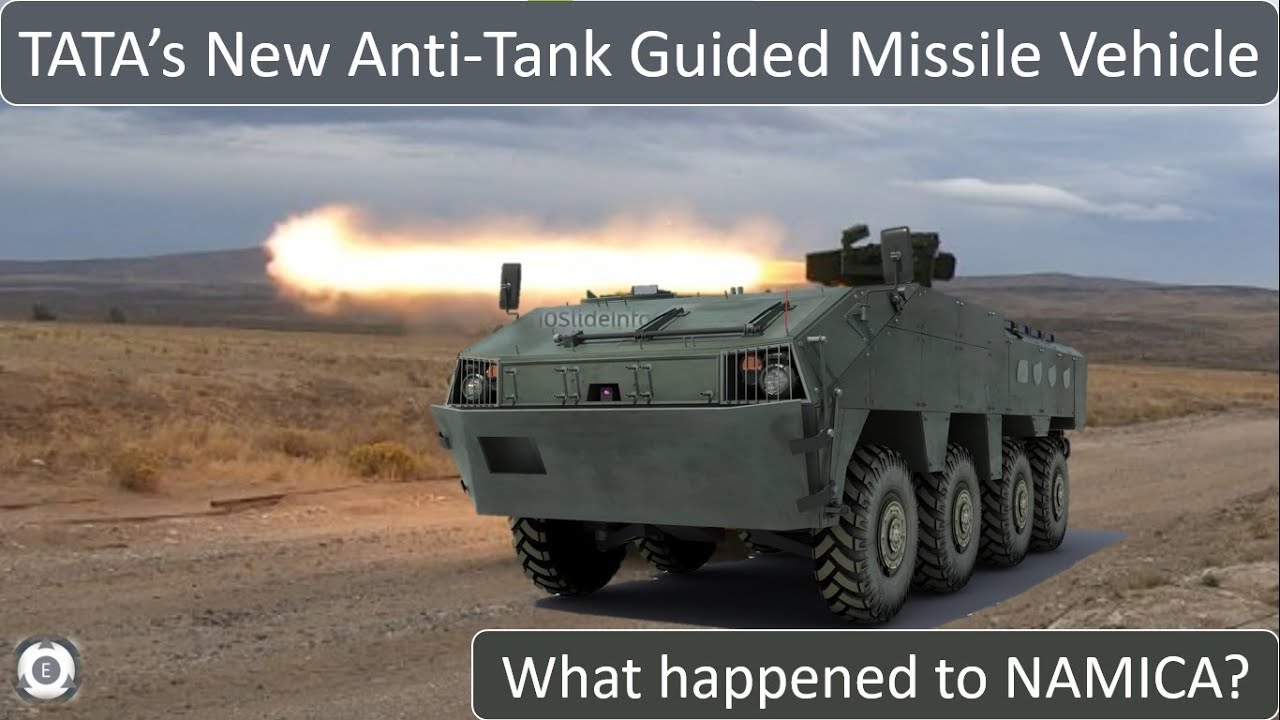 TATA’s New Anti-Tank Guided Missile Vehicle | What happened to NAMICA ...