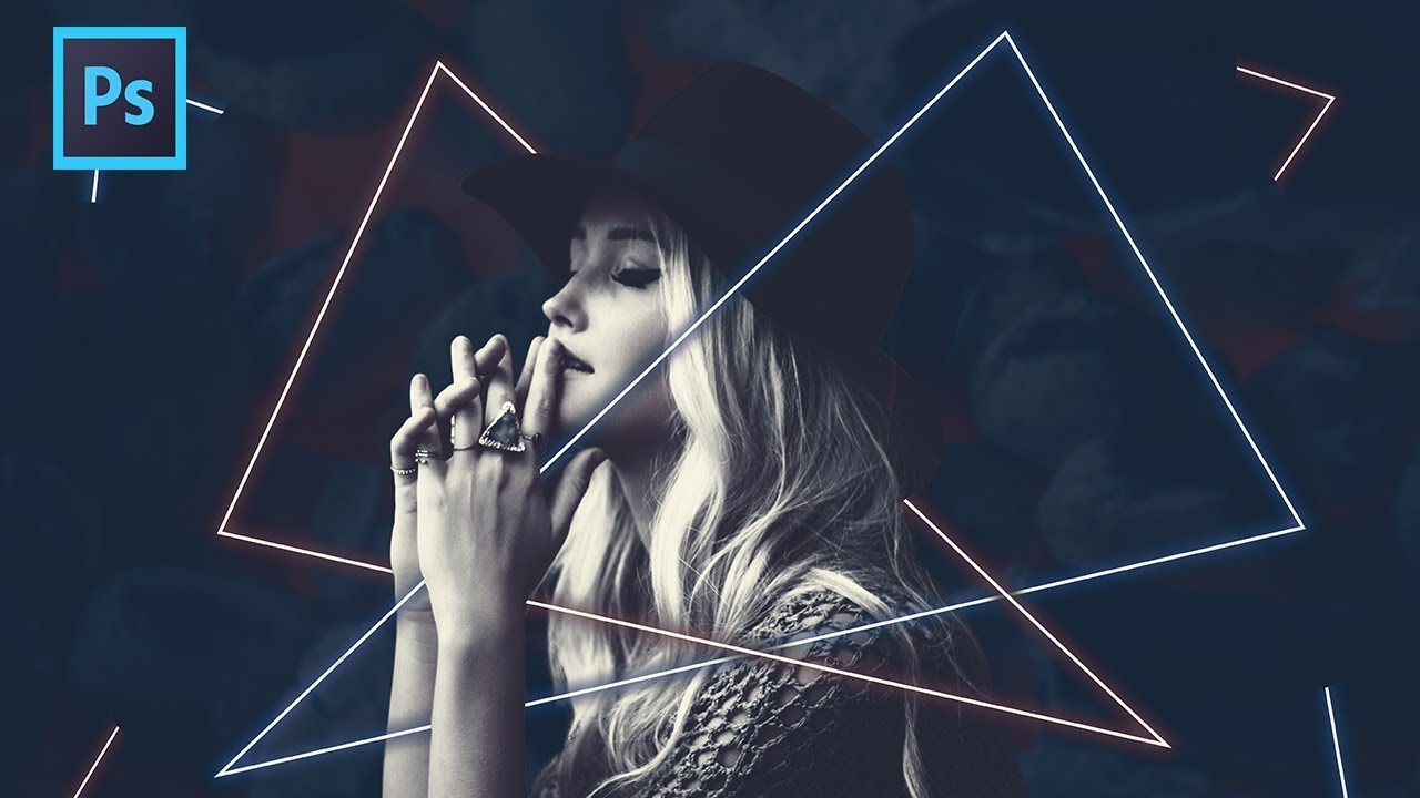 How to make a neon light effect - YouTube