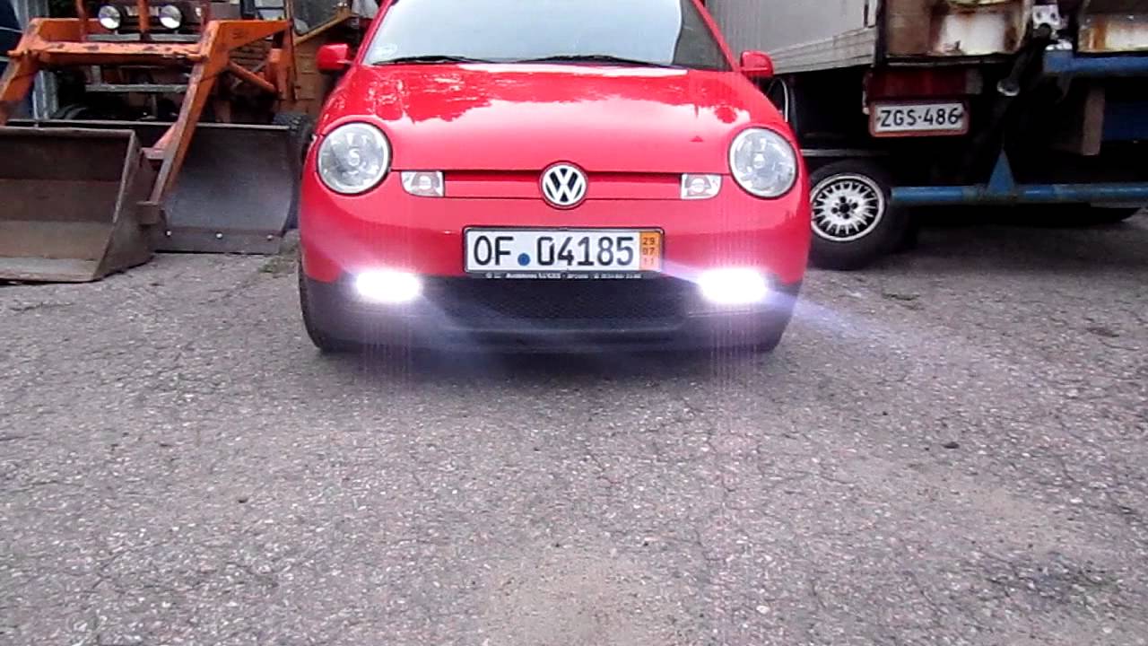 VW Lupo 3L 1.2 TDI with DRL (daytime running lights).MOV - YouTube