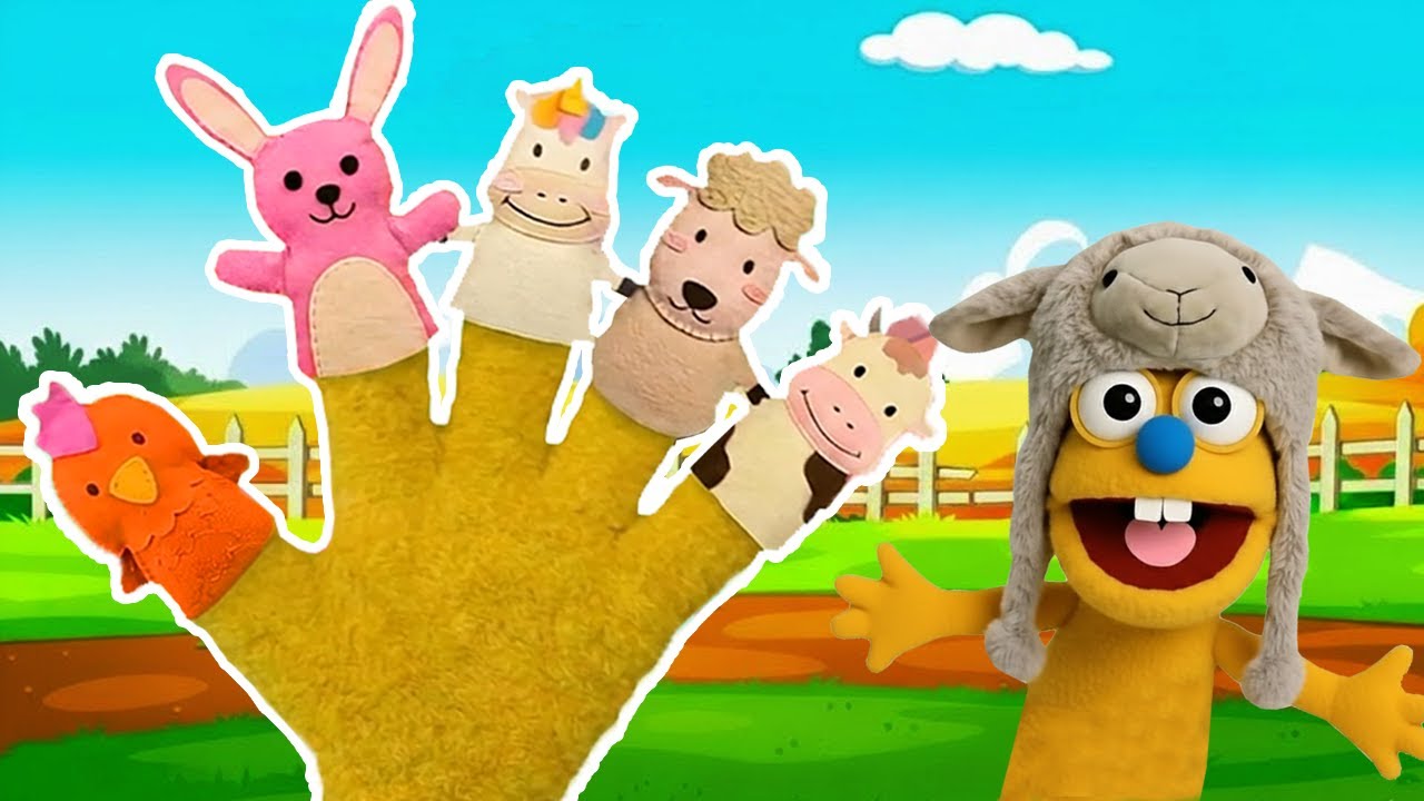 Farm Animals Finger Family🐑🐷🐔 | Finger Family Animals Collection | Kids ...
