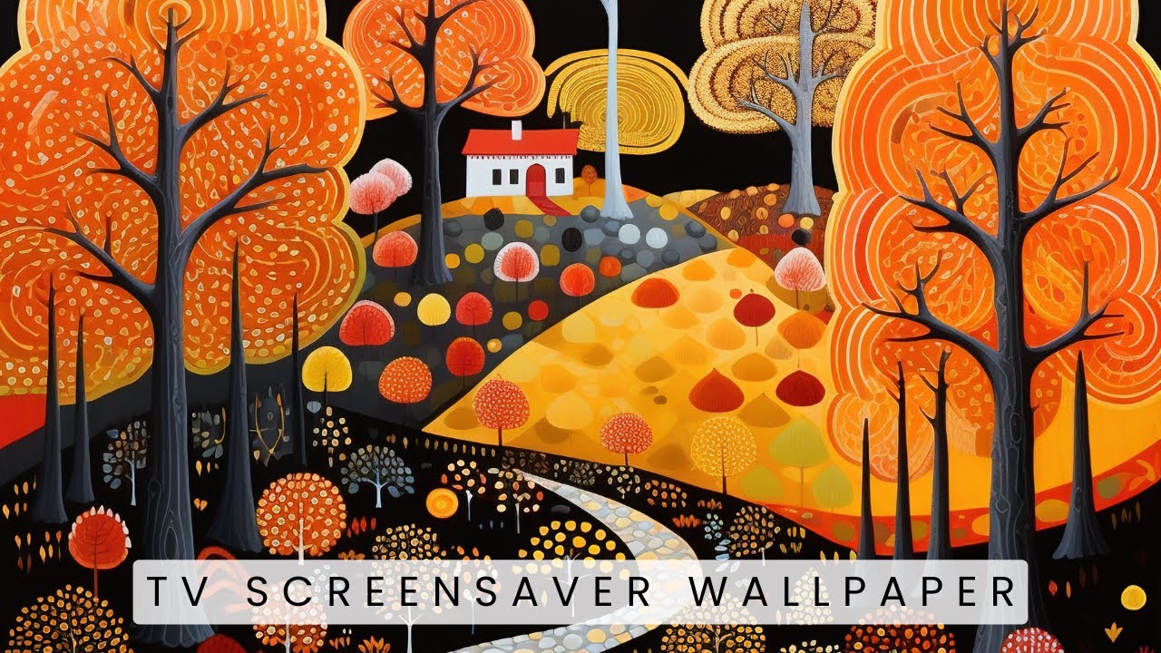 Whimsical Autumn Fall TV Screensaver Wallpaper Home TV Decor Slideshow ...