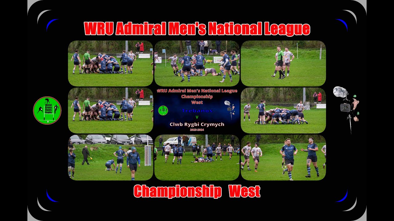 Trebanos RFC v Clwb Rygbi Crymych WRU Admiral Men's National League ...