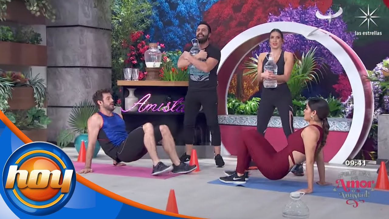 La rutina de Hoy: Ejercicios en pareja con Memo Corral | Programa Hoy ...