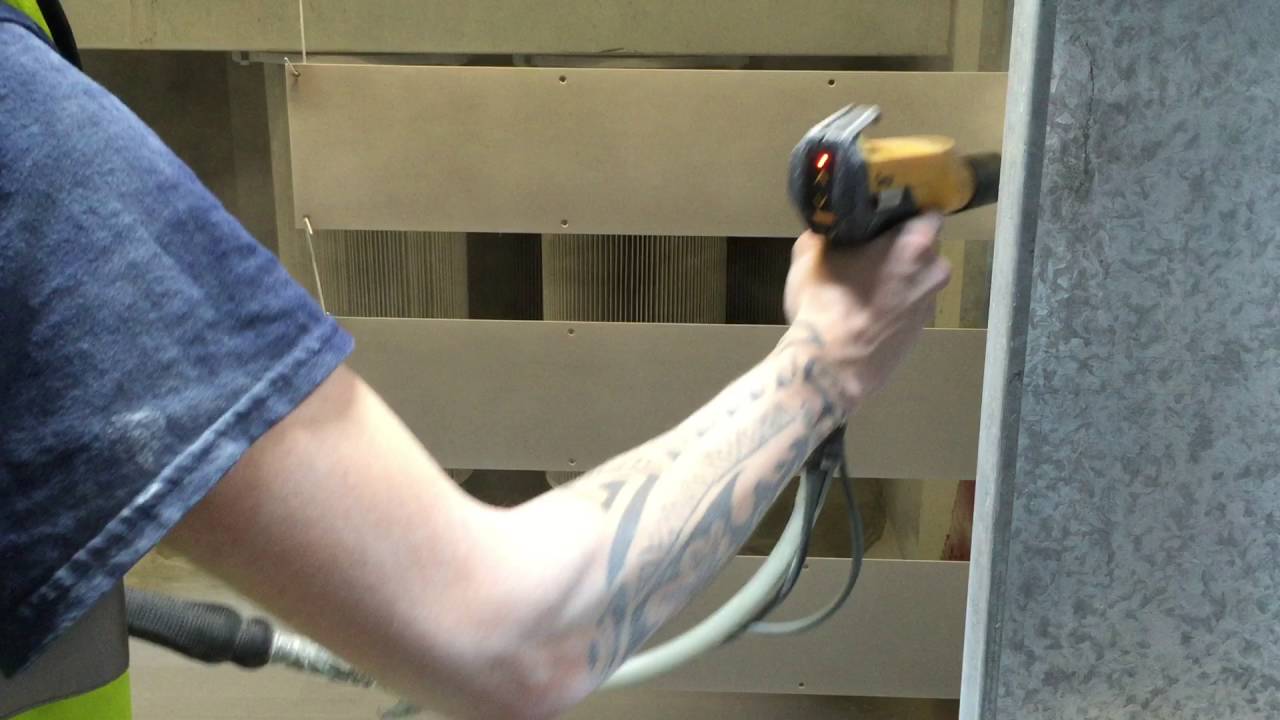 Lacquering IBMA metal kickplates... - YouTube